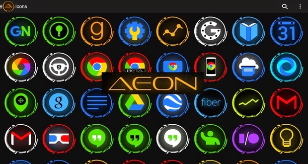 Aeon Icon Pack v1.0.1 Apk - Salas Android